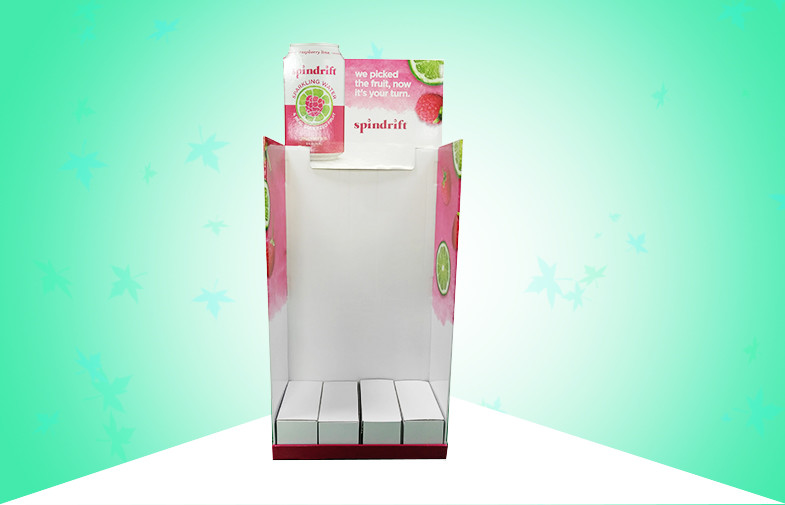 Case Stacker POS Karton Menampilkan Stand Bahan Biodegradable Desain ...